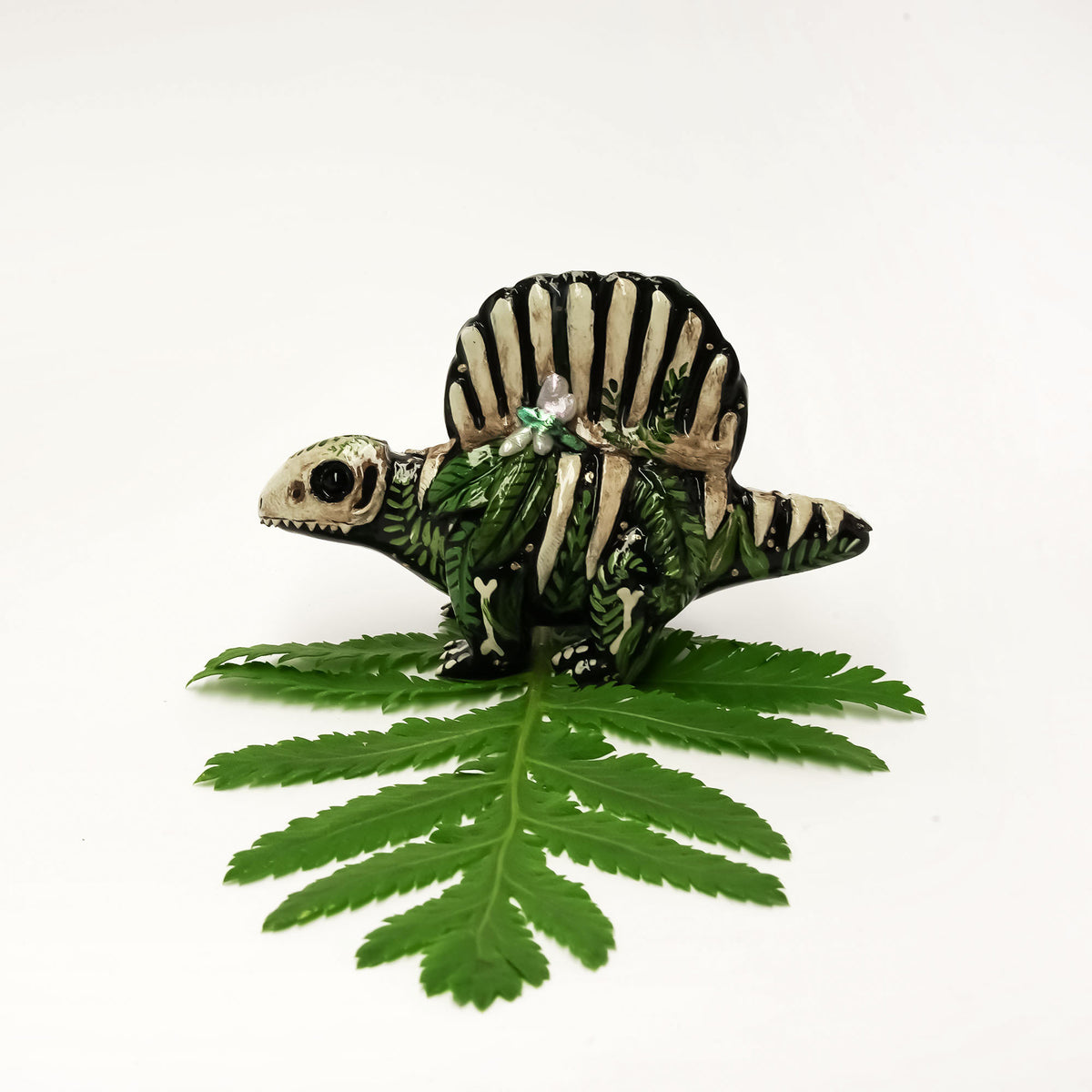 Dimetrodon fossil dinosaur figurine art figurine handmade Animal Totem ...